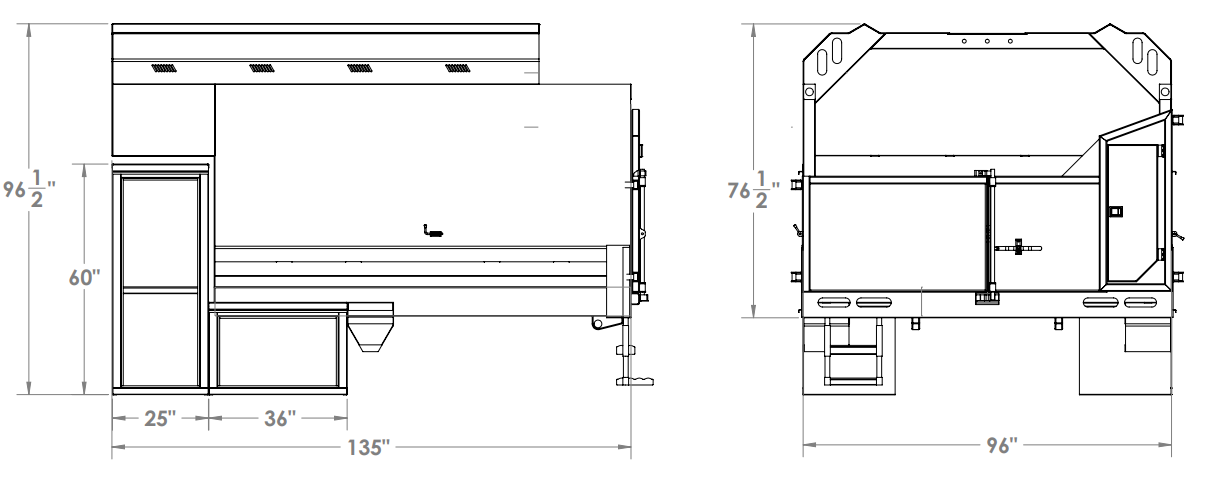 Chipper Body - Monroe Custom Utility Bodies